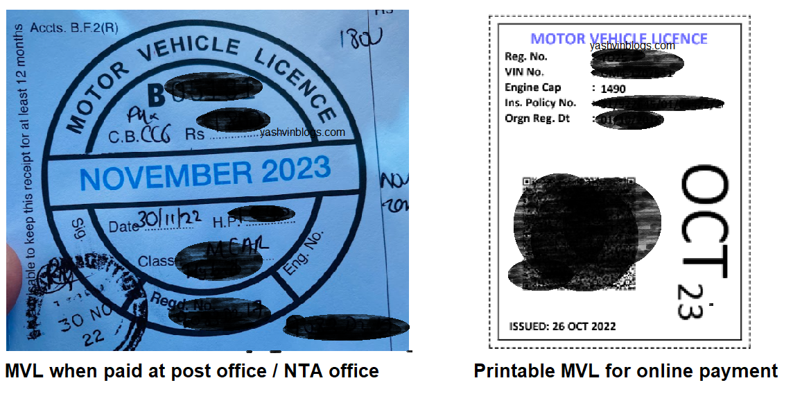 Online MVL/Declaration Payment – Unreliable Governmental Service ...